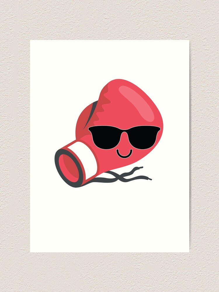 "Boxing Glove Emoji " Art Print by HippoEmo | Redbubble