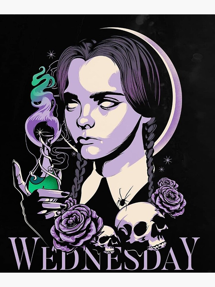 "Copy of Wednesday Addams" Poster for Sale by Arts-forAll | Redbubble