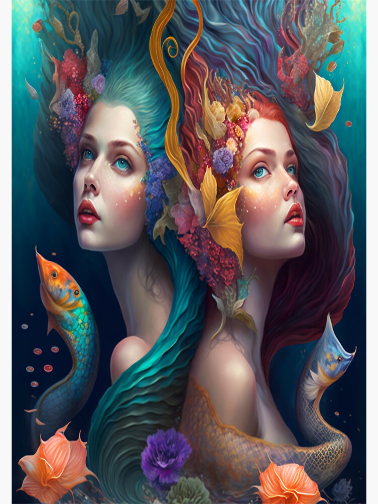 "Bella AMG - Realistic Mermaids (Edition #4)" Sticker for Sale by ...