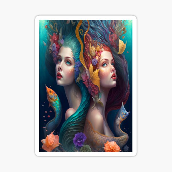 "Bella AMG - Realistic Mermaids (Edition #4)" Sticker for Sale by ...