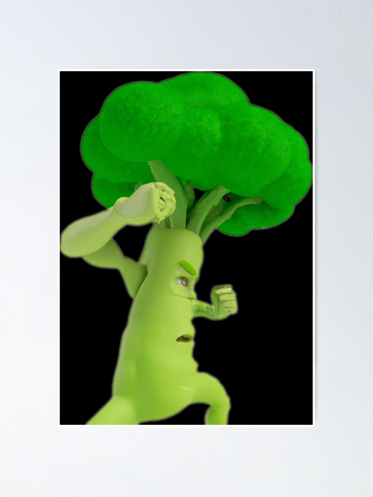 "Fighting broccoli brocco lee -- 3D " Poster for Sale by glitchman2 ...