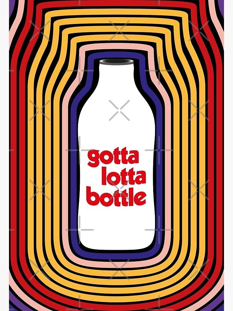 "NDVH Milk - Gotta Lotta Bottle" Poster for Sale by nikhorne | Redbubble