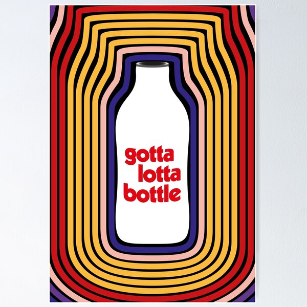 "NDVH Milk - Gotta Lotta Bottle" Poster for Sale by nikhorne | Redbubble