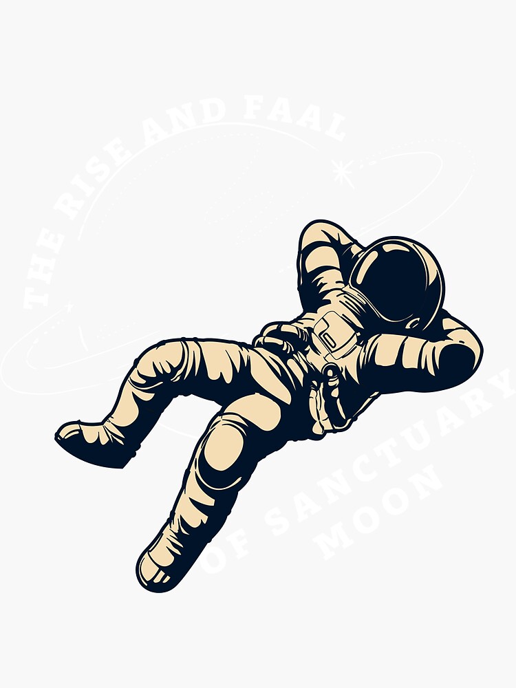", the murderbot diariesThe Rise and Fall of Sanctuary Moon" Sticker ...