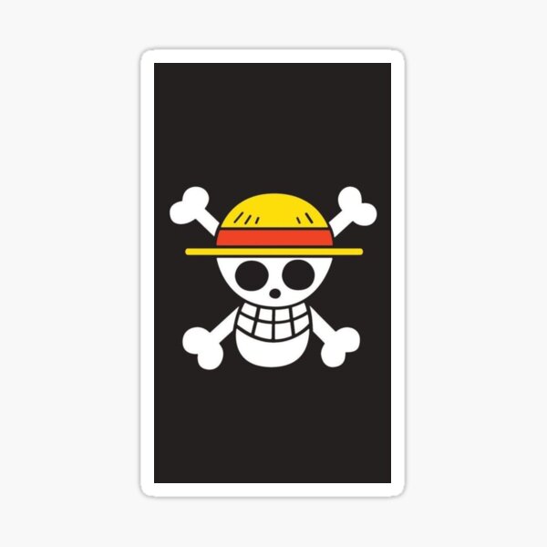 "Blazon of the Mugiwara" Sticker for Sale by Otaku-Shopping | Redbubble