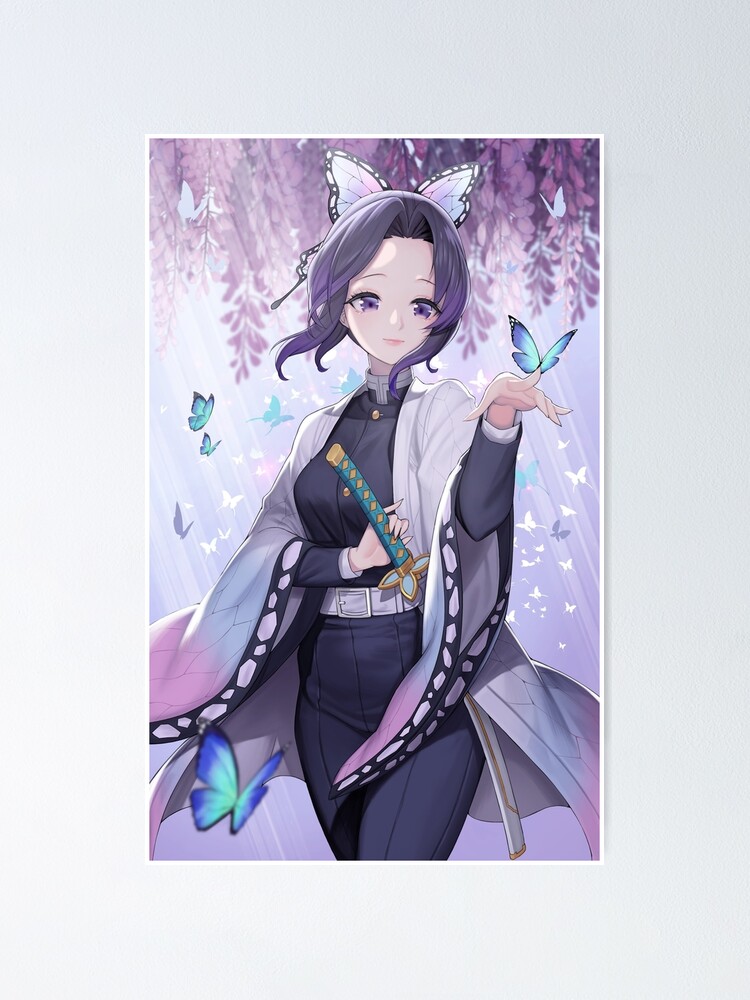 "Shinobu Kocho" Poster for Sale by Ethereal-Realm | Redbubble