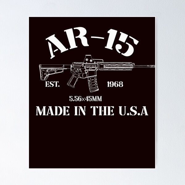 "AR-15 " Poster for Sale by emmanuel0071 | Redbubble