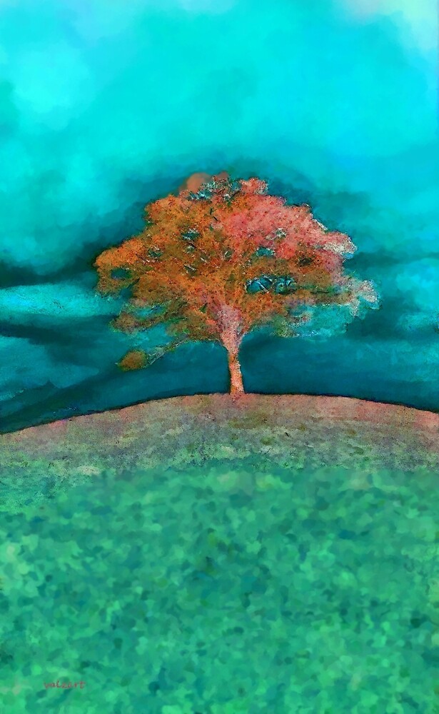 "A solitary tree " by Valerie Anne Kelly | Redbubble