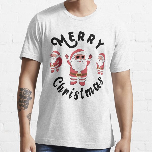 "Retro Pink Santa Claus Cristmas" T-shirt for Sale by ABZDesigner ...