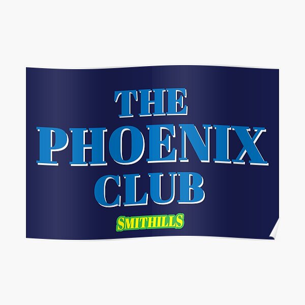 "THE PHOENIX CLUB. PHOENIX NIGHTS." Poster for Sale by 5hertz | Redbubble