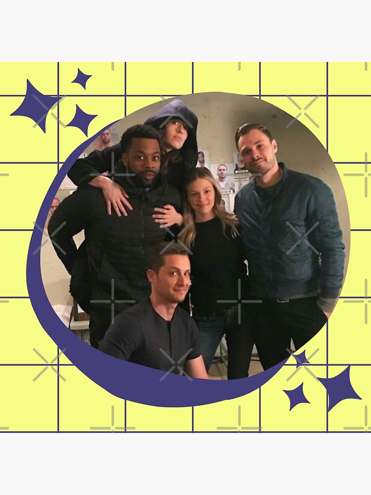 " CHICAGO PD GANG, One Chicago, Yellow" Sticker for Sale by taliamarab ...