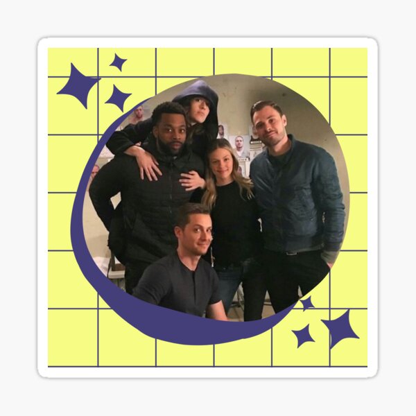 " CHICAGO PD GANG, One Chicago, Yellow" Sticker for Sale by taliamarab ...