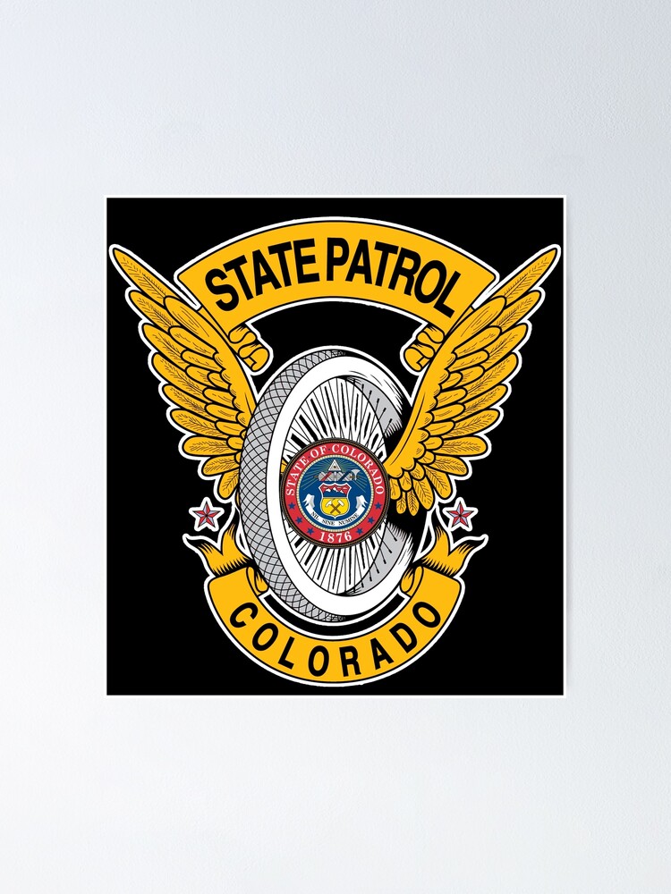 Colorado State Patrol Logo Colorado State Badge – Premier Metal Art