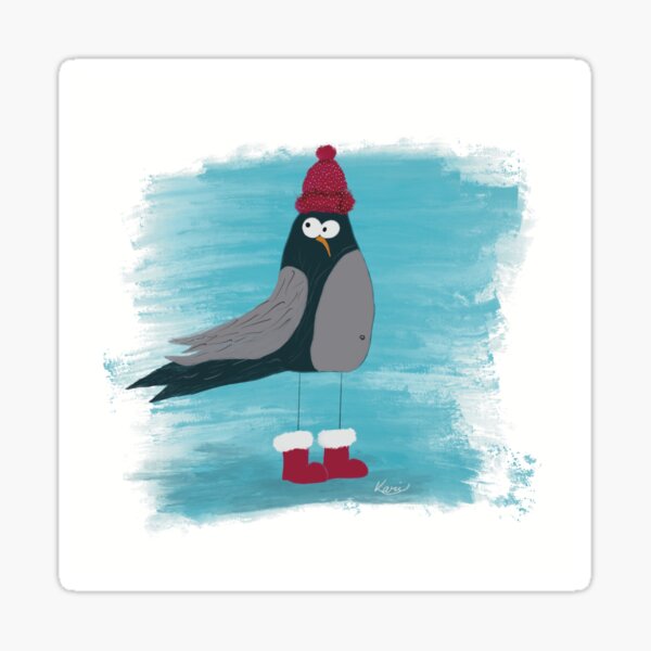 "Belly Button Bird" Sticker for Sale by KariDana | Redbubble