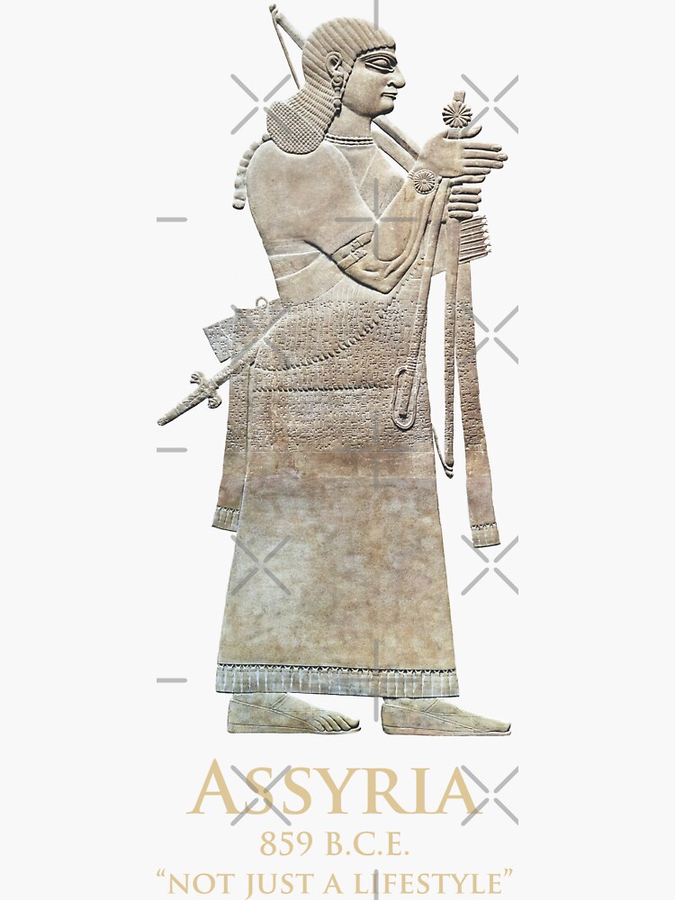"Assyrian Eunuch 883–859 BCE" Sticker for Sale by RelicsOfTheDay ...