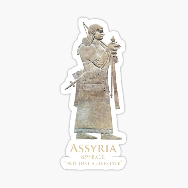 "Assyrian Eunuch 883–859 BCE" Sticker for Sale by RelicsOfTheDay ...