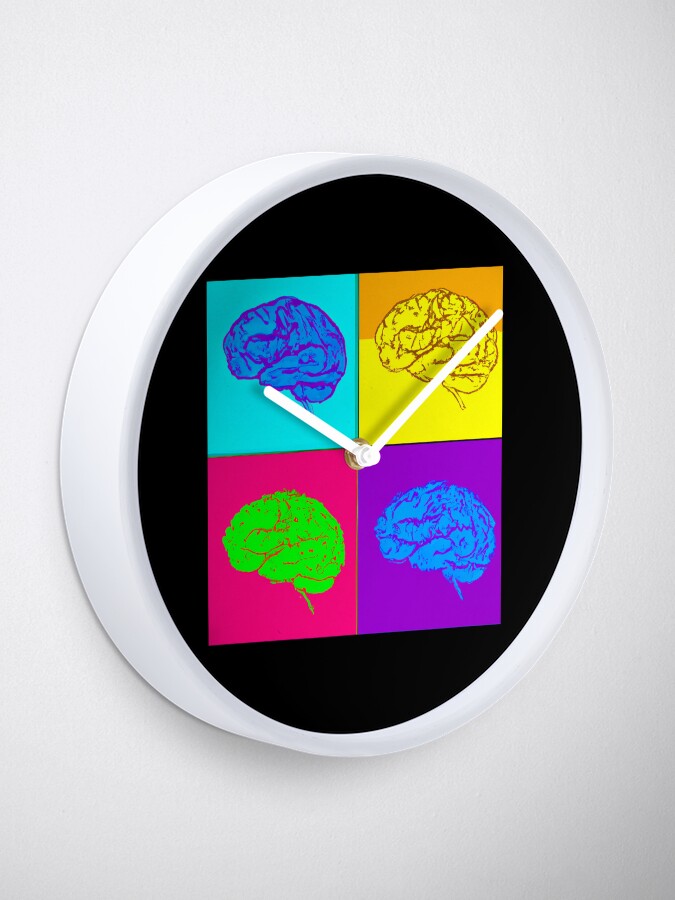 Reloj «Cuatro cerebros coloridos: psicología, neurociencia, psicología ...