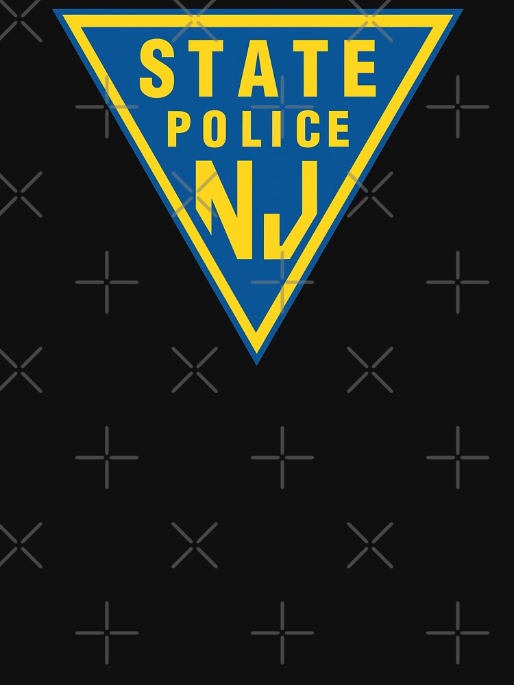 "New Jersey State Police logo - badge, patch, shield, emblem" T-shirt ...