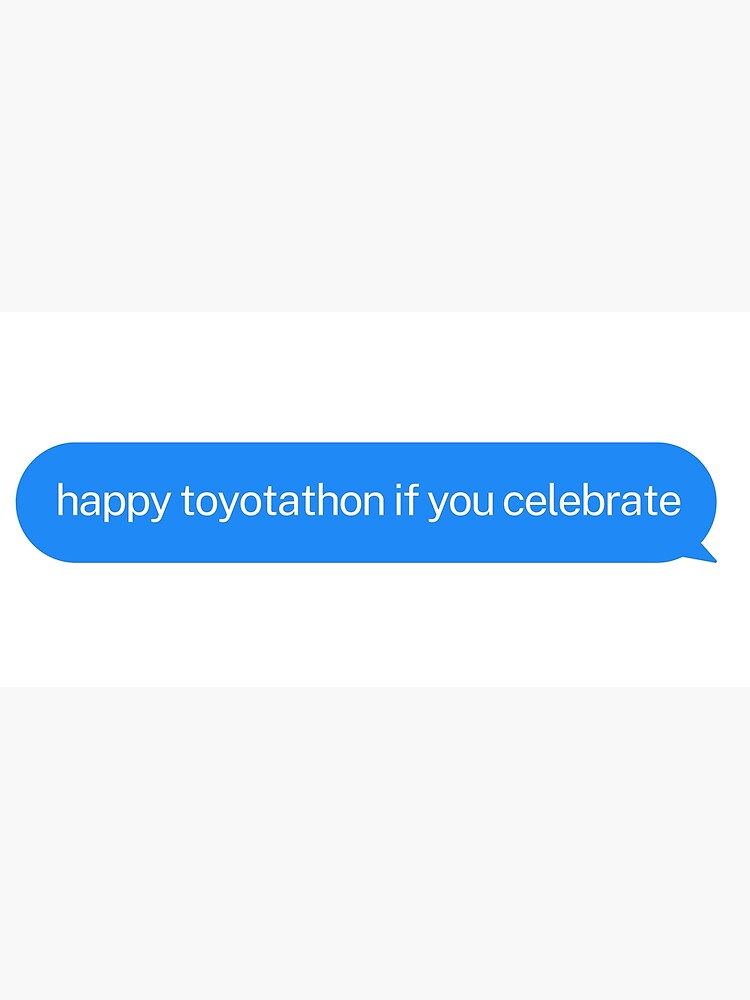 "Happy Toyotathon" Poster for Sale by retroavocado | Redbubble