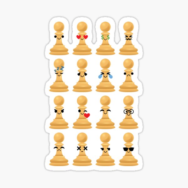 "Chess Emoji " Sticker for Sale by HippoEmo | Redbubble