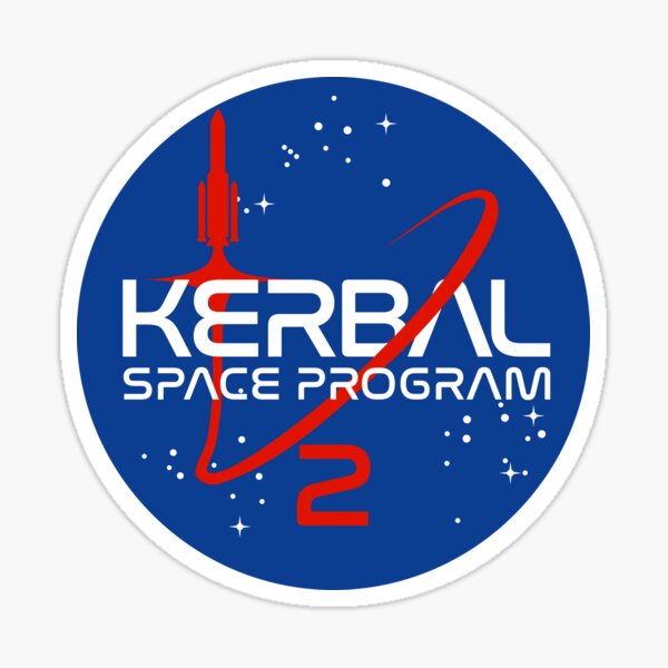 "KSP2 Kerbal Space Program logo" Sticker for Sale by Technudium | Redbubble