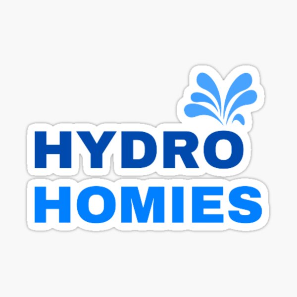 "Hydro Homies" Sticker for Sale by printory | Redbubble