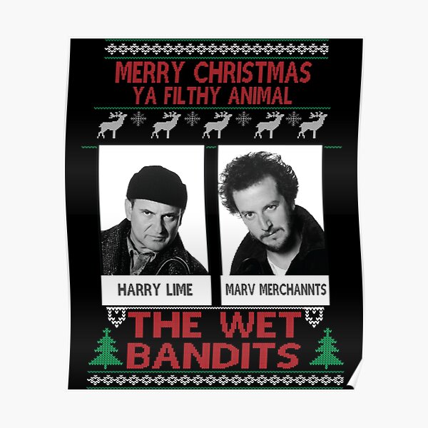 Home Alone Wet Bandits Poster 24 X 36