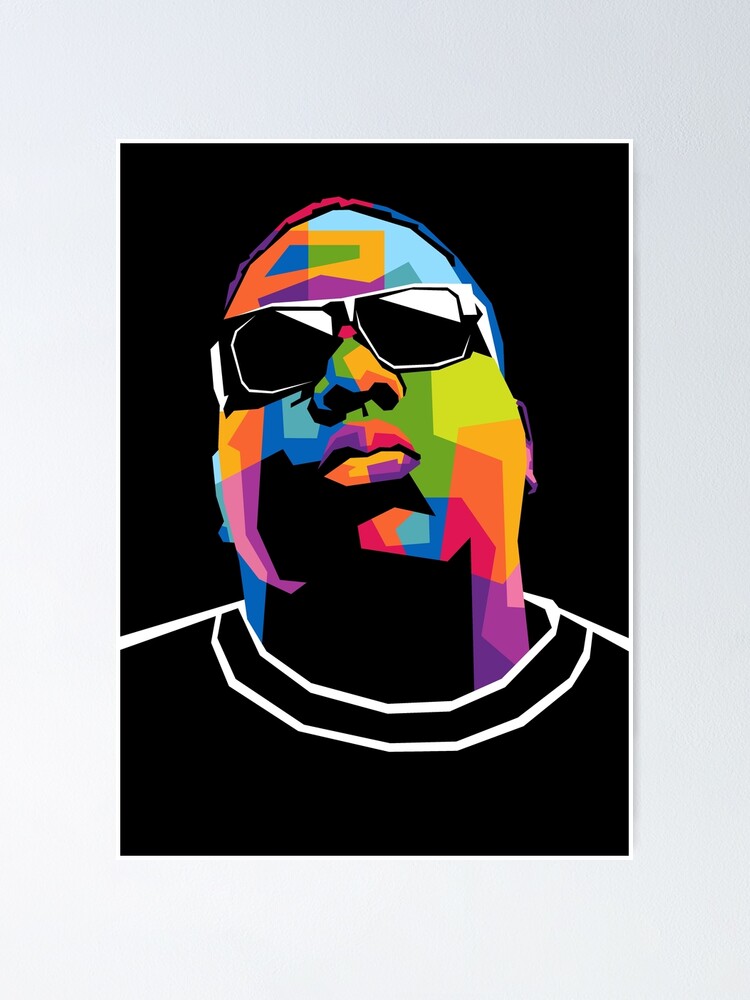 "wpap rapper notorious" Poster for Sale by ArdianArt | Redbubble