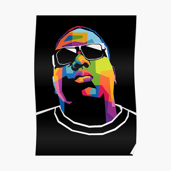 "wpap rapper notorious" Poster for Sale by ArdianArt | Redbubble