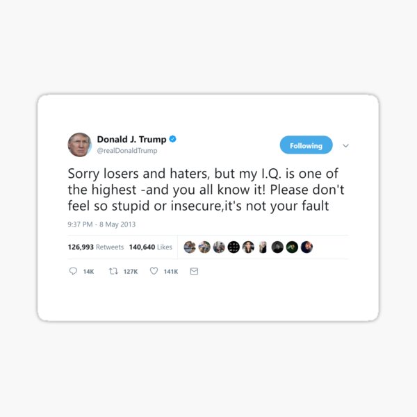 "My IQ" Sticker by MeanMark | Redbubble