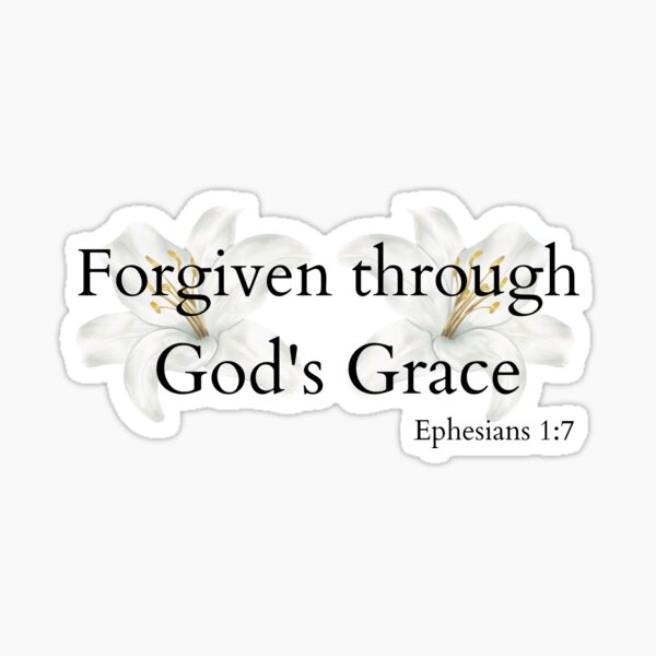 "Forgiveness" Sticker for Sale by Jsunshine75 | Redbubble