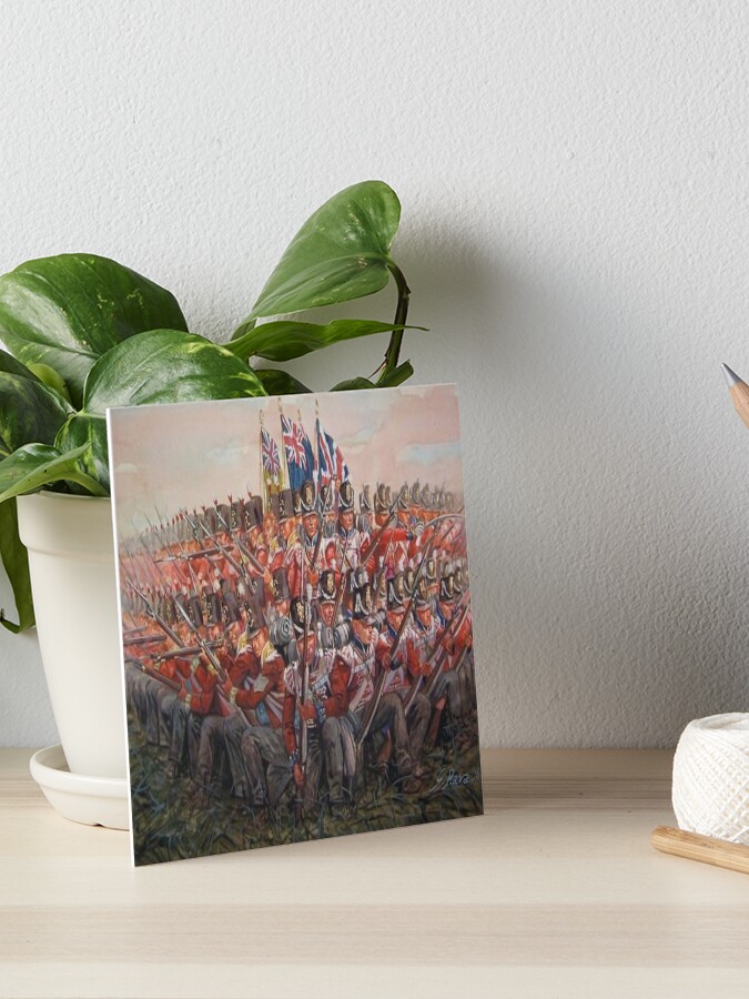 "1815 - Battle of Waterloo - Napoleonic Wars - British Infantry Square ...