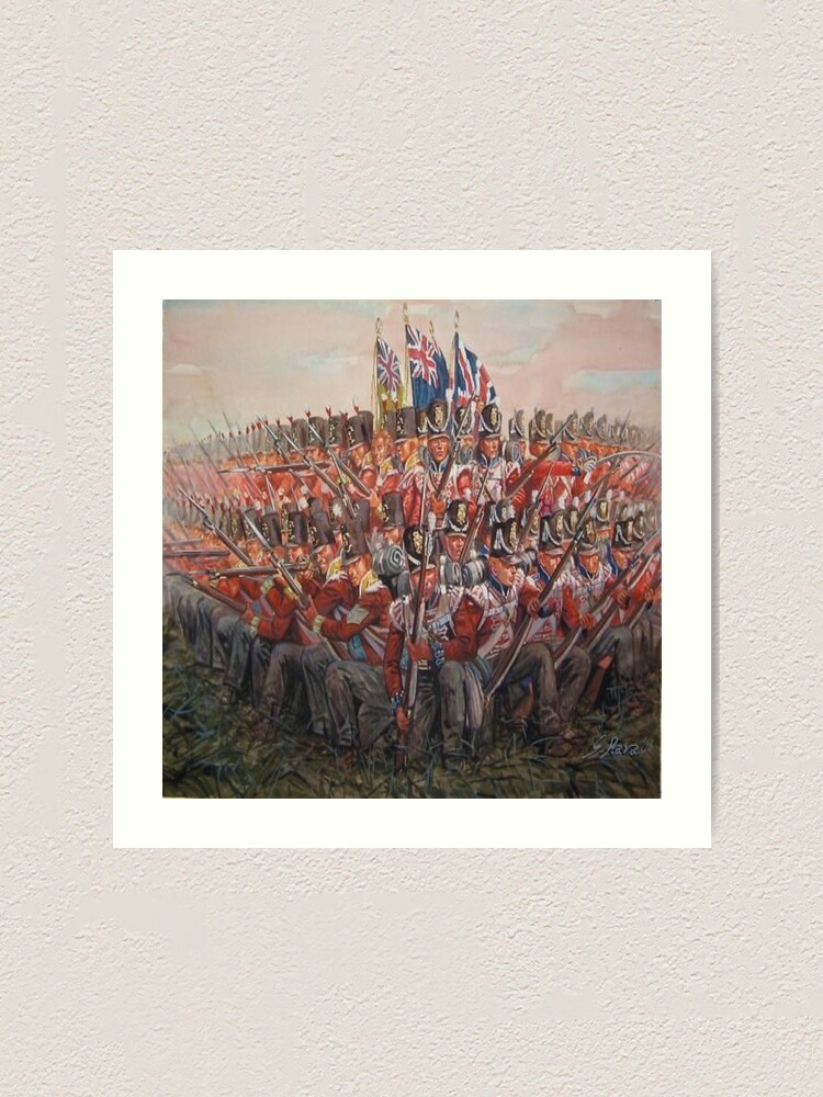 "1815 - Battle of Waterloo - Napoleonic Wars - British Infantry Square ...