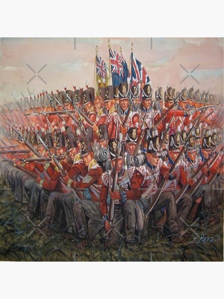 "1815 - Battle of Waterloo - Napoleonic Wars - British Infantry Square ...