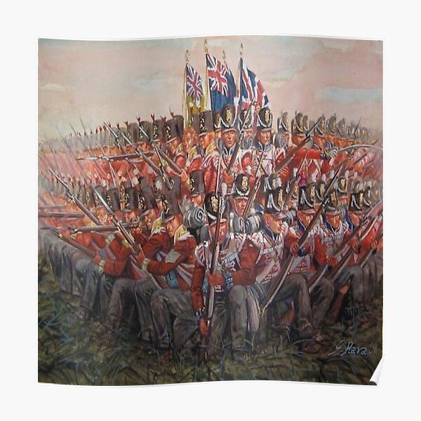 "1815 - Battle of Waterloo - Napoleonic Wars - British Infantry Square ...