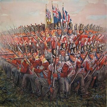 "1815 - Battle of Waterloo - Napoleonic Wars - British Infantry Square ...