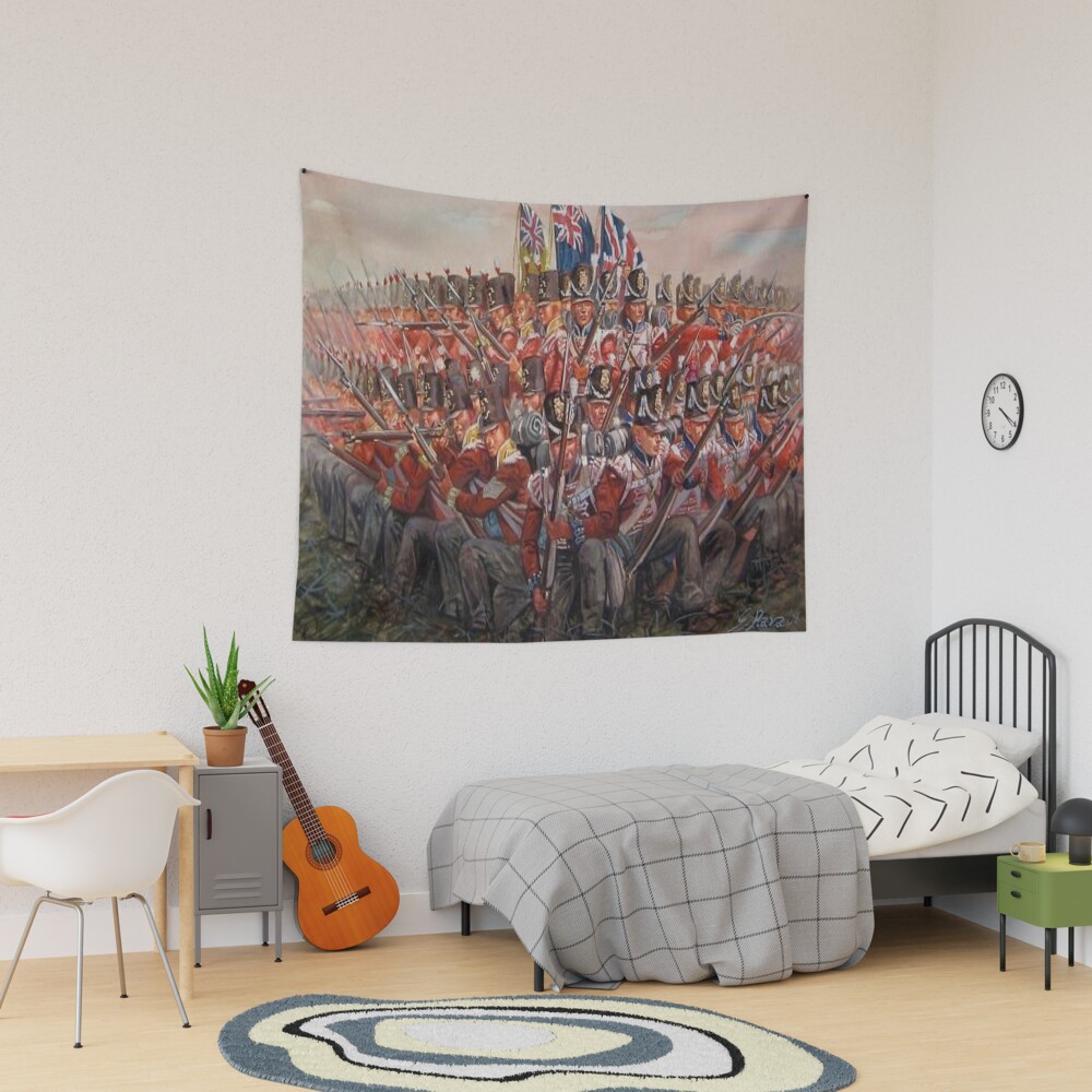 "1815 - Battle of Waterloo - Napoleonic Wars - British Infantry Square ...