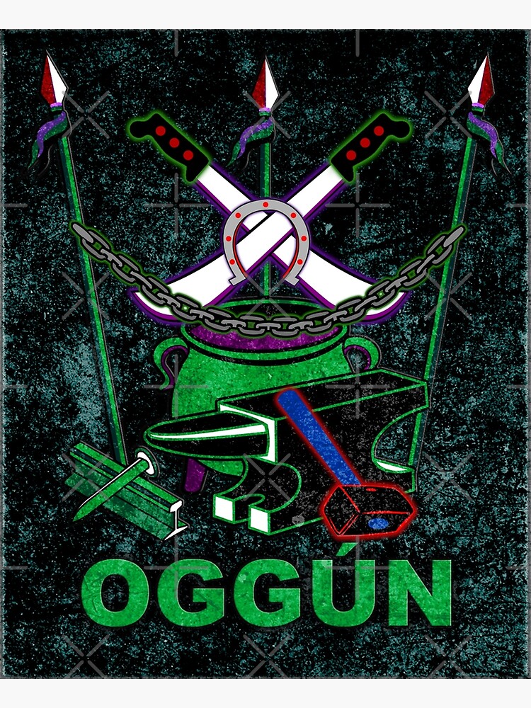 "ogun" Poster for Sale by Korvus78 | Redbubble