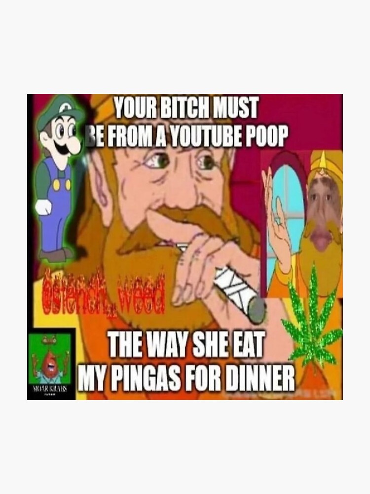 "Pingas YTP" Sticker for Sale by Oper8or | Redbubble