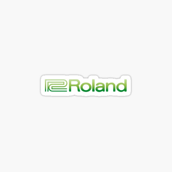 "Roland Logo" Sticker for Sale by wasisnt | Redbubble