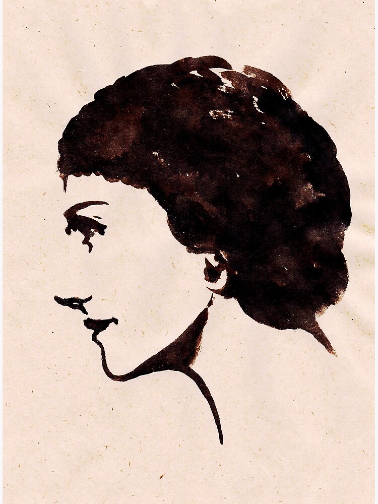 "Gabrielle Chanel (Ink on paper)" Art Print by steamdesign | Redbubble
