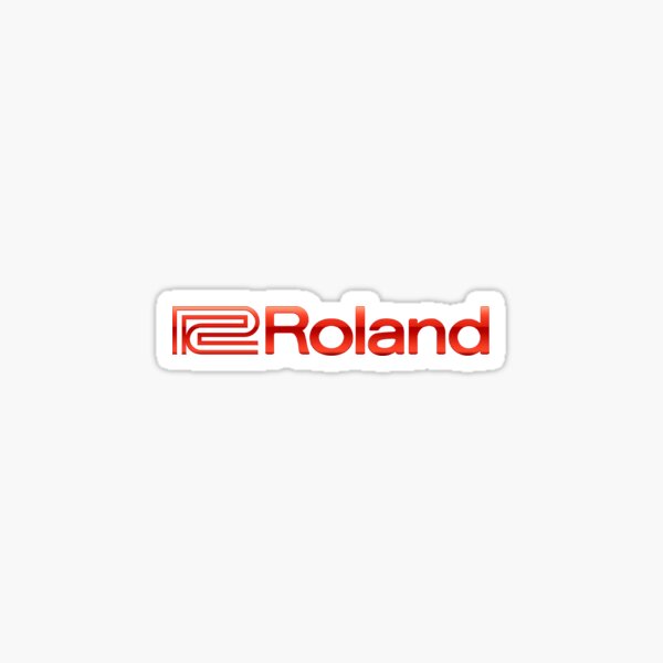"Roland Logo" Sticker for Sale by wasisnt | Redbubble