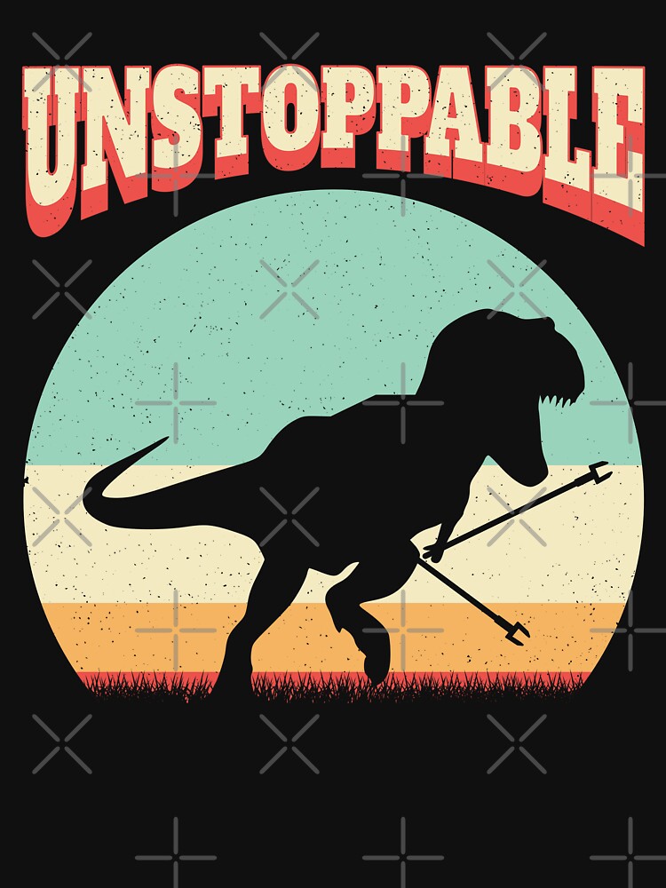 "Unstoppable T-Rex - Retro" T-shirt for Sale by KaminoArt | Redbubble ...