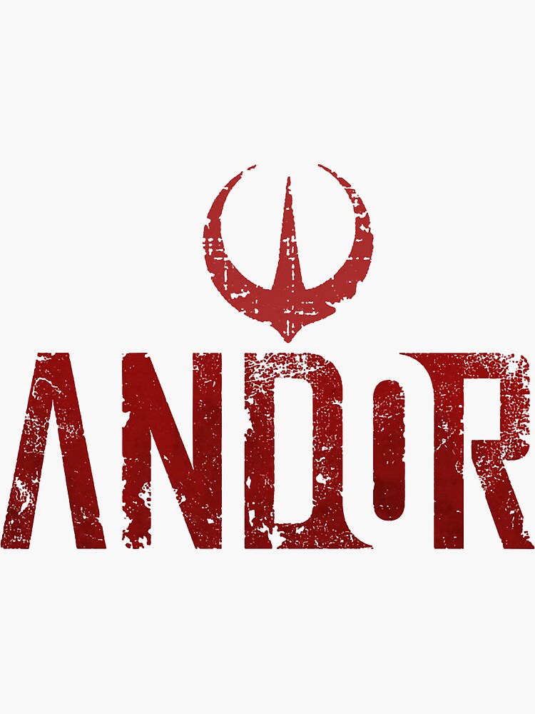 "Andor Raised Logo - Andor Logo - Andor Movie Logo" Sticker for Sale by ...