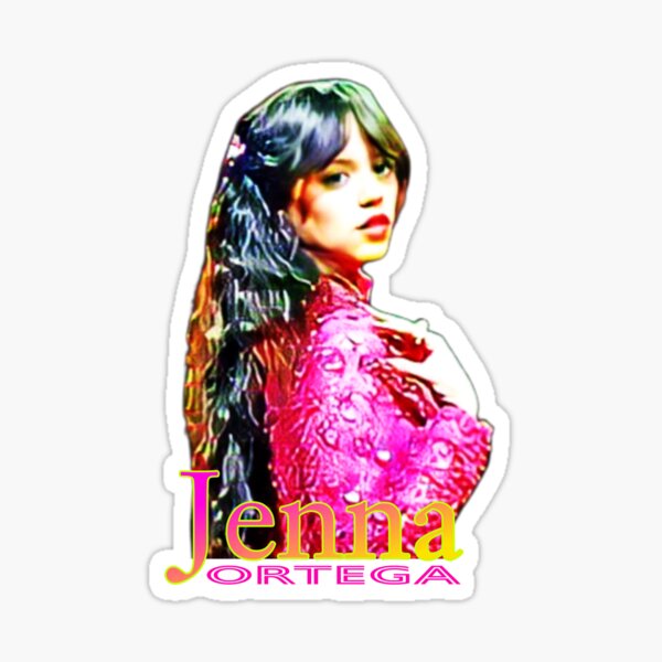 "Jenna Ortega " Sticker for Sale by RaHuNi | Redbubble
