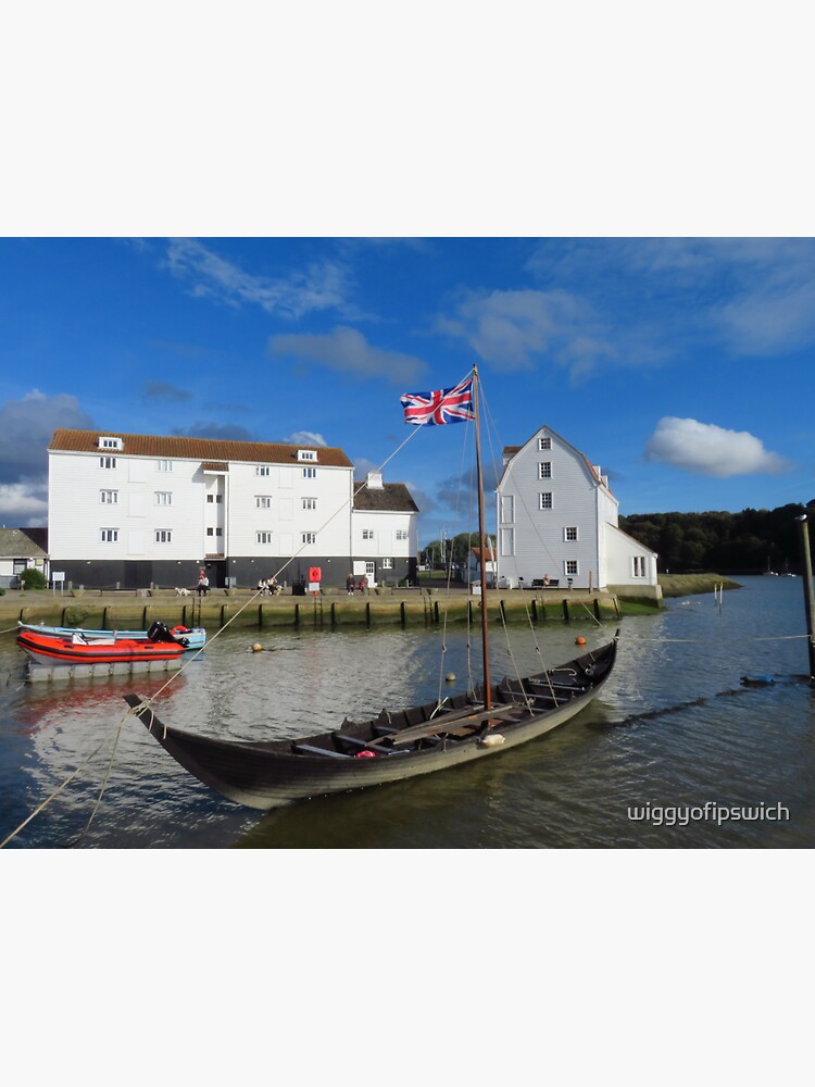 "Union Jack, Anglo Saxon Replica Ship, Woodbridge" Sticker for Sale by ...
