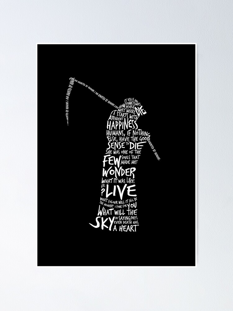 ""Death" (The book thief inspired poster)" Poster for Sale by artfaerie ...