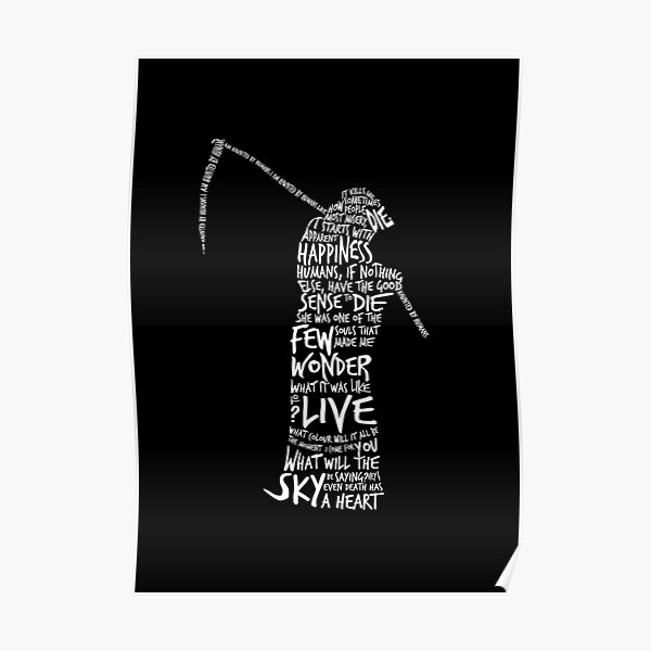 ""Death" (The book thief inspired poster)" Poster for Sale by artfaerie ...
