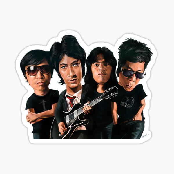 "Eraserheads Caricature" Sticker for Sale by musicph | Redbubble