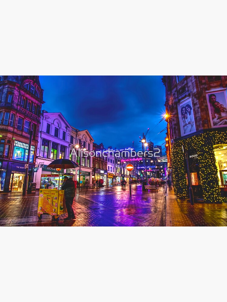 "Leeds Briggate" Sticker for Sale by Alisonchambers2 | Redbubble